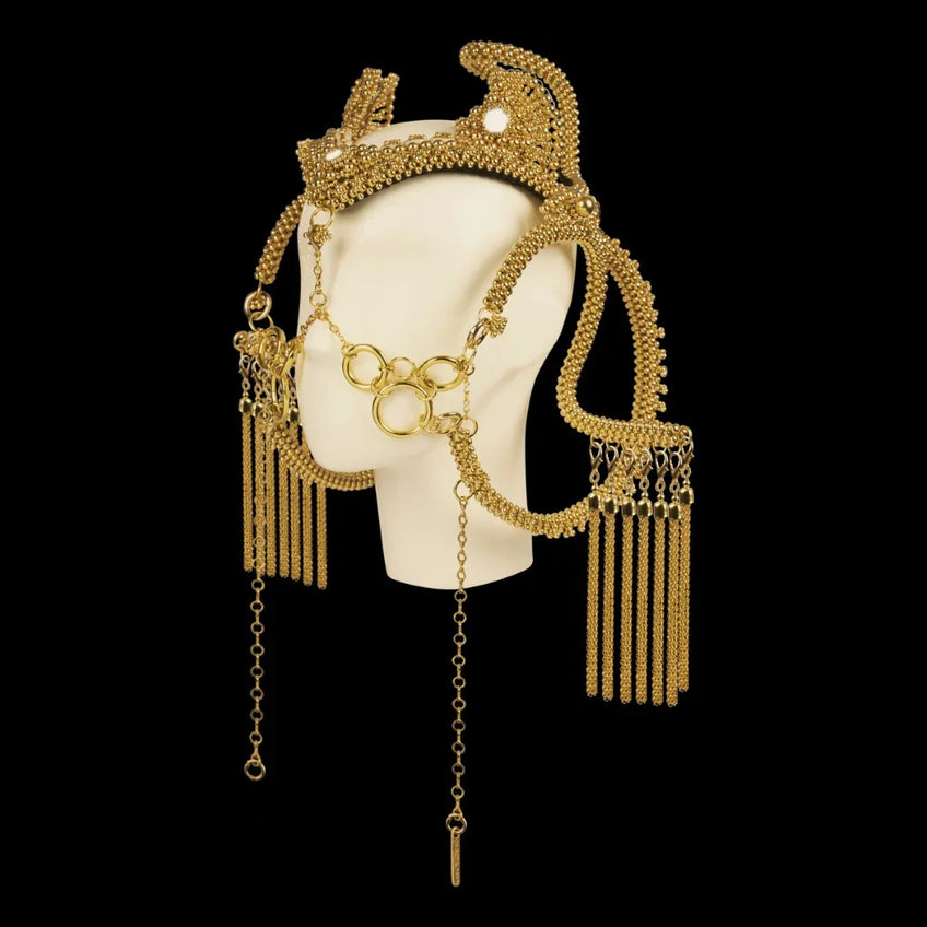 Men's Jas Modular Headpiece System in Gold – Object & Dawn