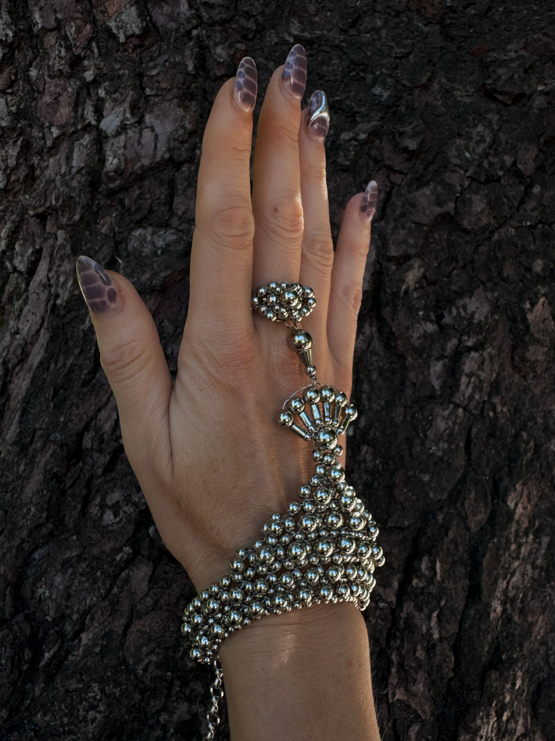 Mata Hari Ring & Hand Jewelry, Silver – Object & Dawn